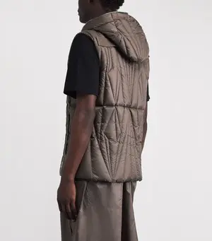 Rick Owens X Moncler Down Geocamo Gilet