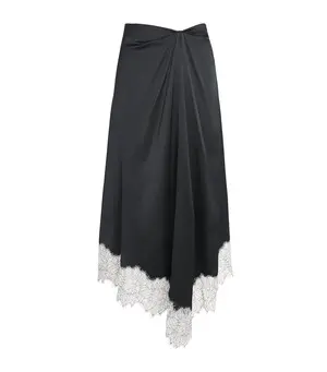 Staud Silk-blend Sonoma Midi Skirt