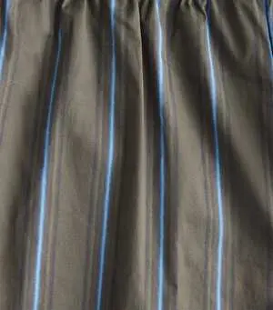 Staud Cotton-blend Stripe Mateo Trousers - Grey
