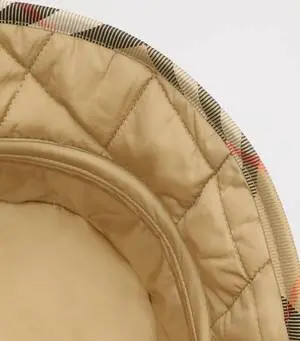Burberry Quilted Bucket Hat - Neutral