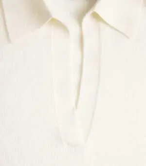 Almada Label Cashmere Collared Sweater