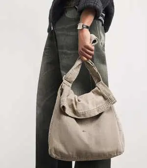 Our Legacy Denim Sling Messenger Bag - Green
