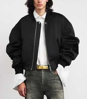 Comme Des Garçons Metallic Leather Buckle Belt