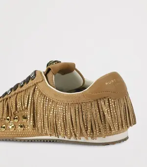 Kurt Geiger Suede Fringed Islington Sneakers