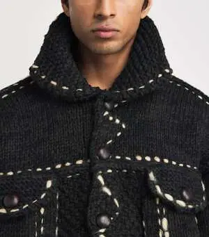 Kapital Wool Knitted Trucker Jacket