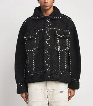 Kapital Wool Knitted Trucker Jacket