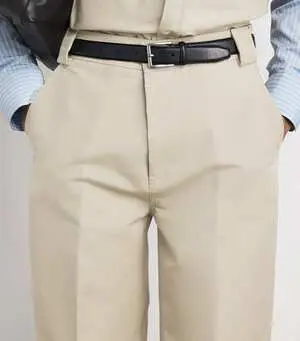 AMI Paris Cotton Baggy Trousers