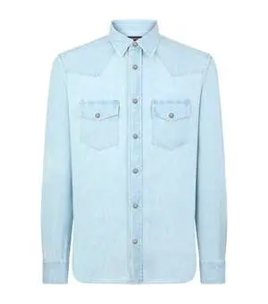 TOM FORD Denim Western Slim Shirt