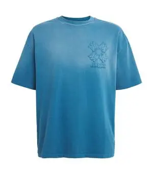 Amiri Oversized Quad T-shirt - Blue