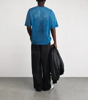 Amiri Oversized Quad T-shirt - Blue