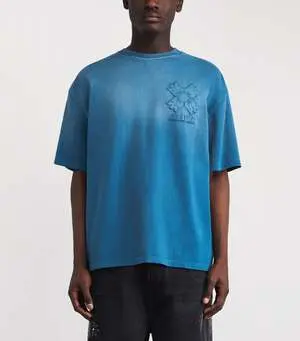 Amiri Oversized Quad T-shirt - Blue