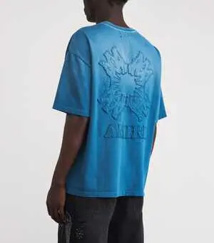 Amiri Oversized Quad T-shirt - Blue