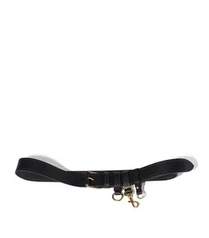 Miu Miu Calfskin Buckle-detail Belt - Black