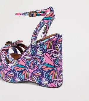 Kurt Geiger Butterfly Wedge Sandals - Purple