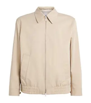 LARDINI Cotton-silk Bomber Jacket