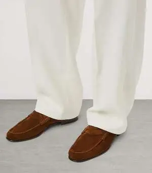 TOM FORD Suede Loafers - Brown