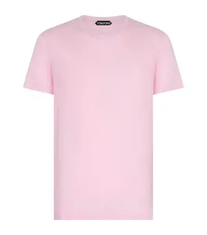 TOM FORD Cotton-silk T-shirt