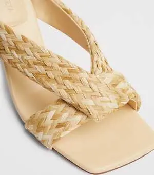 Bottega Veneta Raffia Riva Mules
