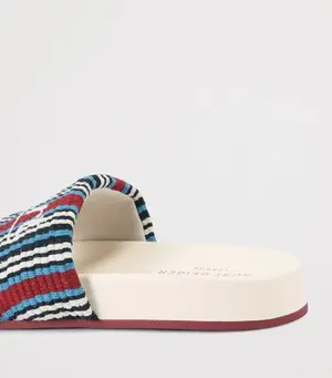 Kurt Geiger Logo Script Slides - Red