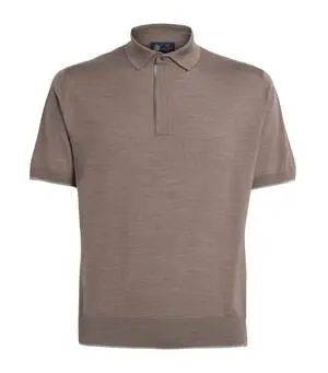Paul & Shark Wool-silk Polo Shirt