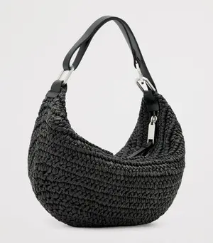 ALLSAINTS Small Paper Luna Shoulder Bag - Black