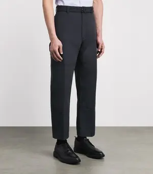 Thom Browne Cotton Cargo-pocket Straight Trousers