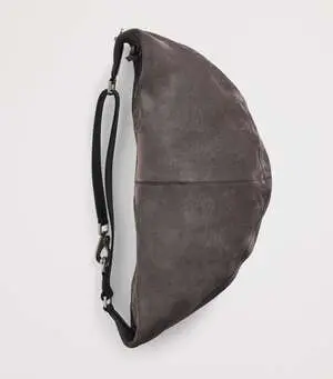 LEMAIRE Suede Quiver Clip Shoulder Bag