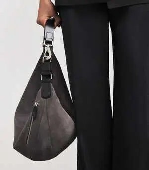 LEMAIRE Suede Quiver Clip Shoulder Bag