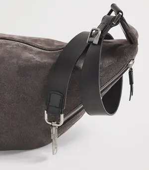 LEMAIRE Suede Quiver Clip Shoulder Bag