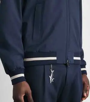 Paul & Shark Typhoon Platinum Bomber Jacket - Navy