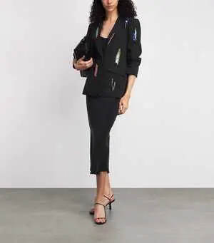 Cinq À Sept Embellished Pailette Blazer