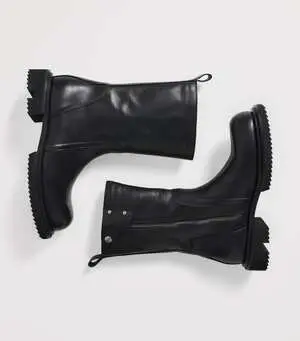 Rick Owens Leather Creeper Gabe Boots
