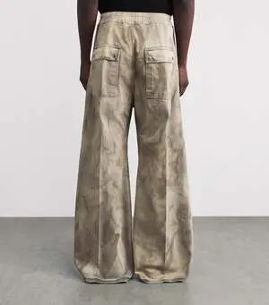 Rick Owens Denim Bela Wide-leg Trousers - Brown