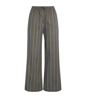 Staud Cotton-blend Stripe Mateo Trousers