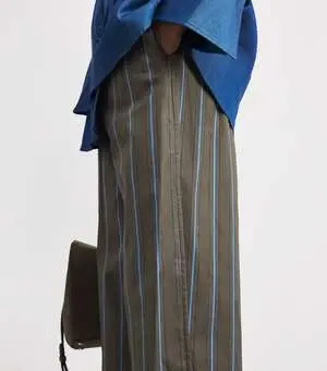 Staud Cotton-blend Stripe Mateo Trousers