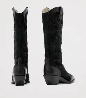 ALLSAINTS Suede Dolly Cowboy Boots 47