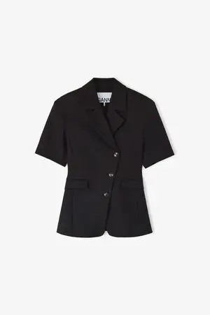 Ganni Straight Hem Blazers For Women