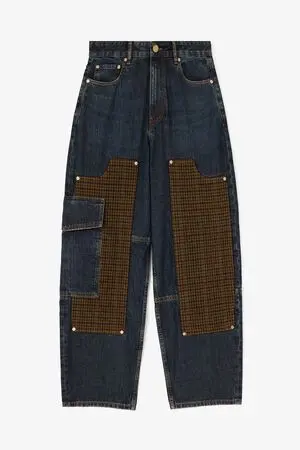 GANNI Audri Carpenter Jeans - Blue