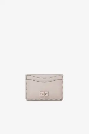 GANNI Bou Card Holder Grey