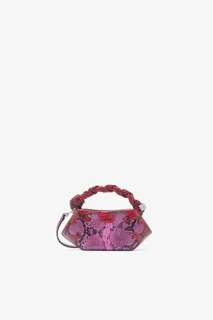 GANNI GANNI Mini Bou Bag With Twisted Handle Pink