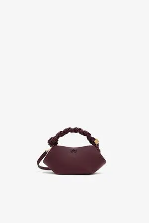 GANNI Mini Bou Bag With Twisted Handle - Red
