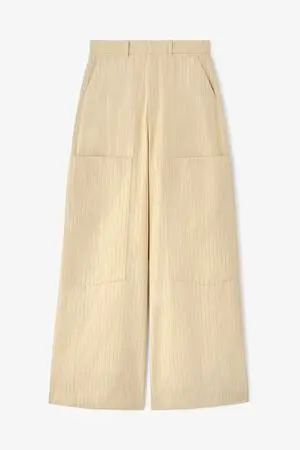 GANNI Pants - Beige