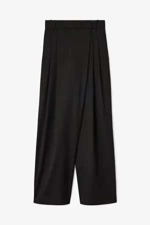 GANNI Twill Suiting Pants - Black