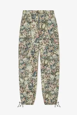 GANNI GANNI Embroidered Lace Wide-Leg Pants Mixed