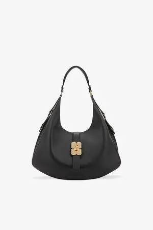 GANNI Large Kat Bag - Black