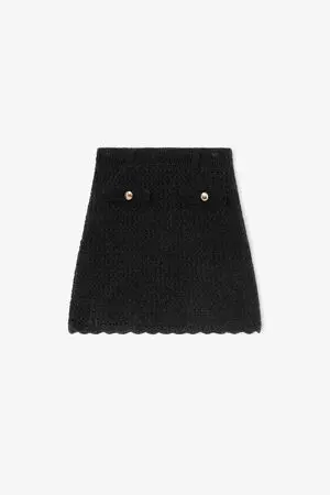 GANNI Crochet Mini Skirt