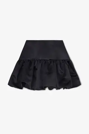 GANNI Asymmetrical Hem Skirt - Black