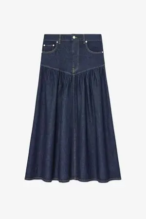 GANNI Bubble Mini Skirt - Navy