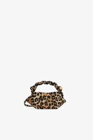 GANNI GANNI Leopard Mini Bou Bag Mixed