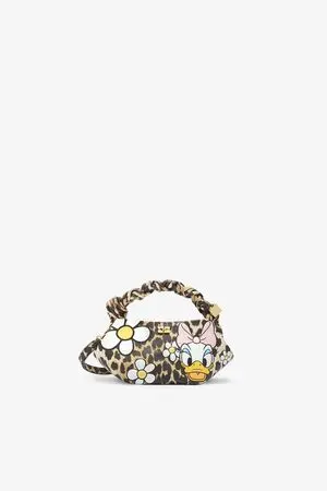GANNI X Disney Daisy Duck Leopard Mini Bou Bag - Brown
